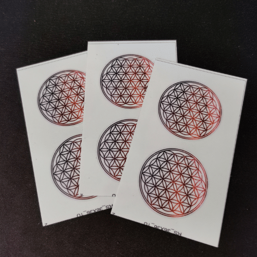 Flower Of Life with Tachyon Energy Sticker-Quantum Energy Healing